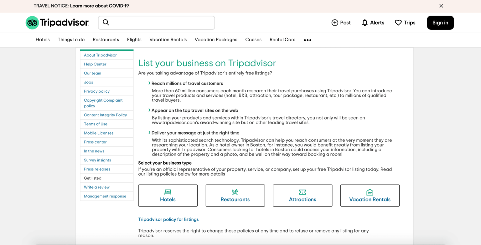 TripAdvisor for Business: How to Use It, Set Up, and Manage It - TheBiz